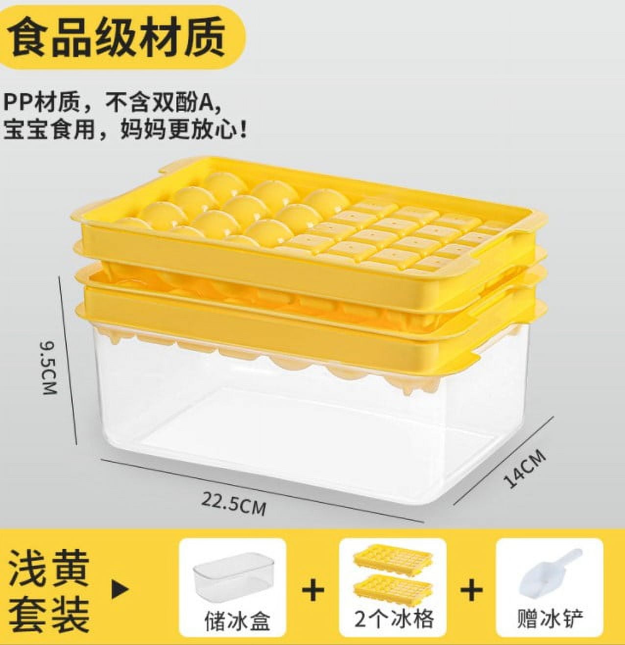 1 Set of Ice Mold Ice Making Tray Ice Balls Making Mold Double-layer ...