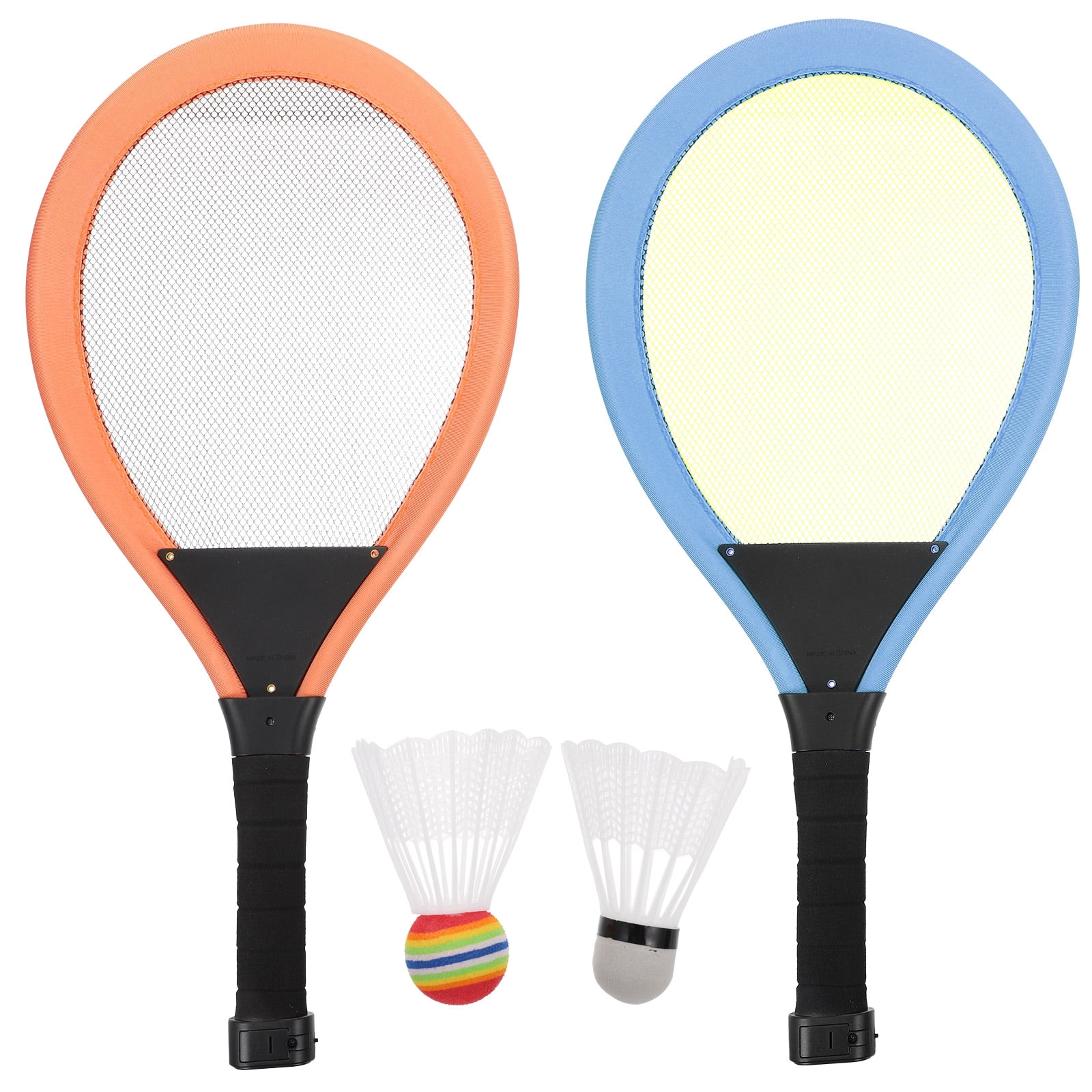 1 Set of Indoor Outdoor Badminton Racket Sports Racket Mesh Racket with ...