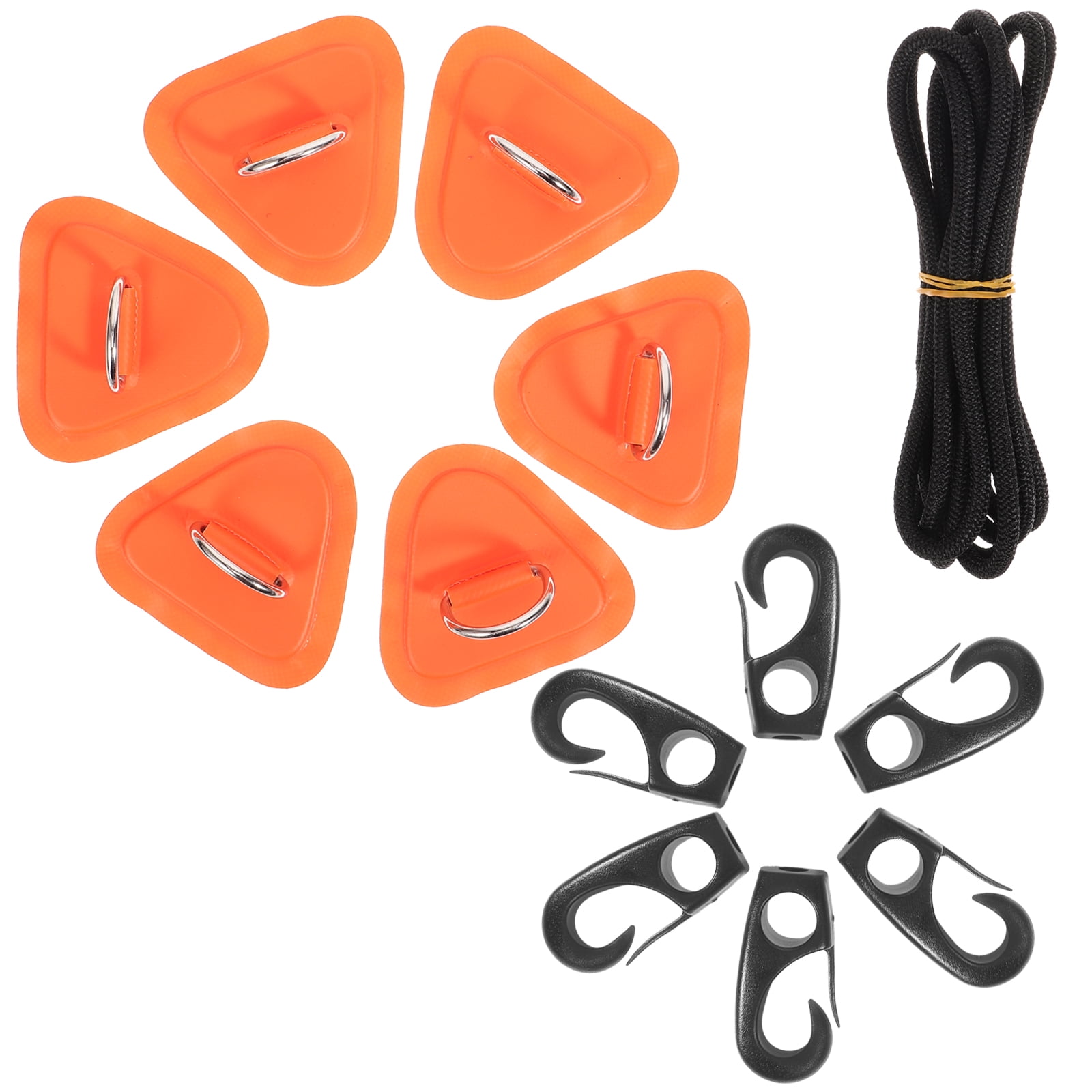 1 Set of Inflatable Boat D-ring Patches Kayak D-Ring Pads Patch D Rings ...
