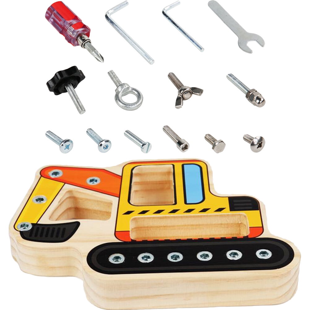 1 Set of Interactive Screwdriver Board Reusable Kids Plaything ...