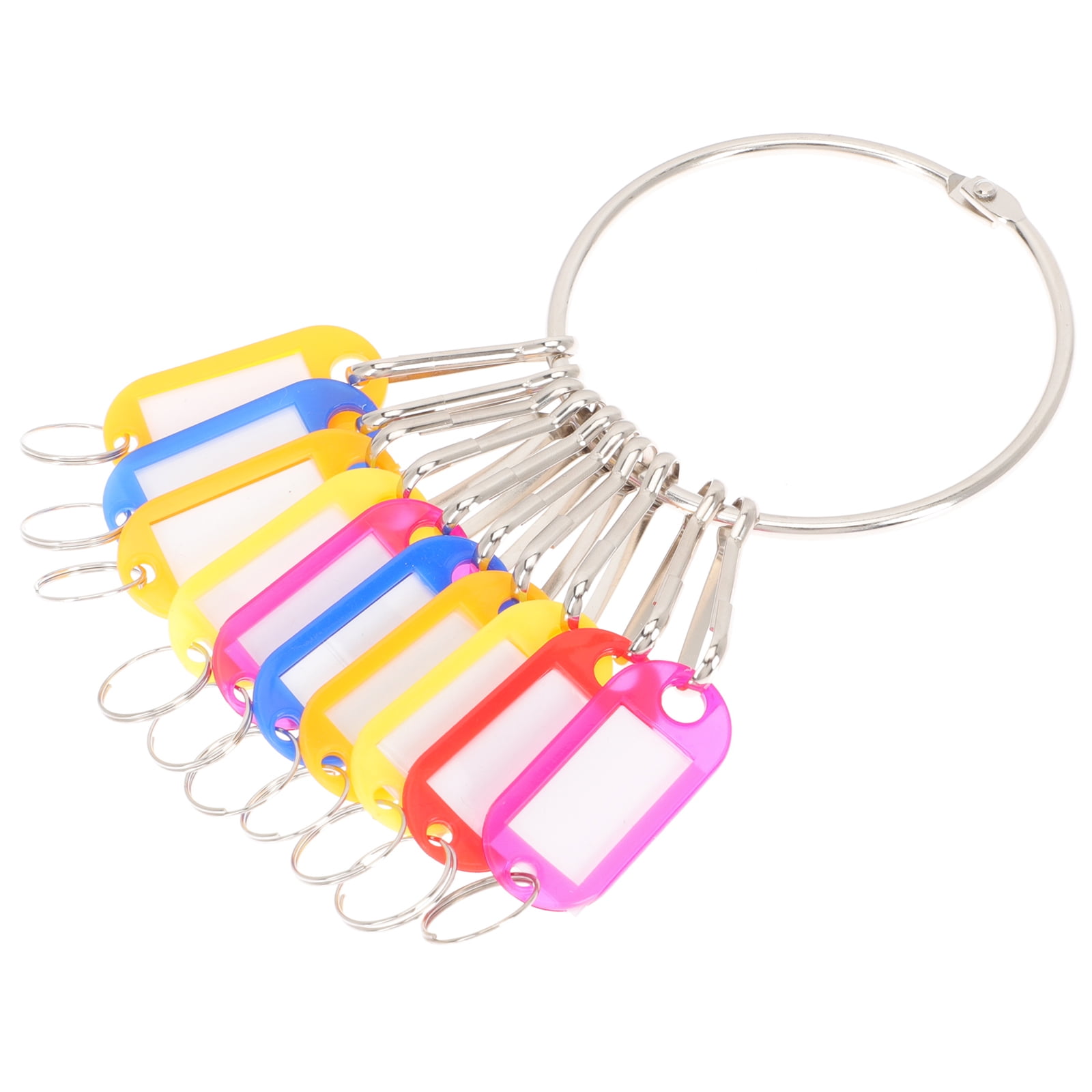 1 Set of Key Tags Keyring Tags with Ring Label Tag Luggage ID Labels ...