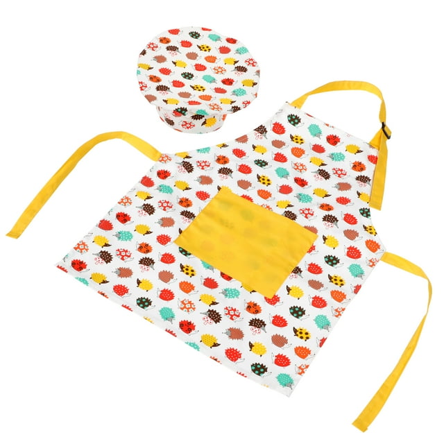 1 Set of Kids Apron Boy Girl Cooking Apron Kids Baking Apron Household ...