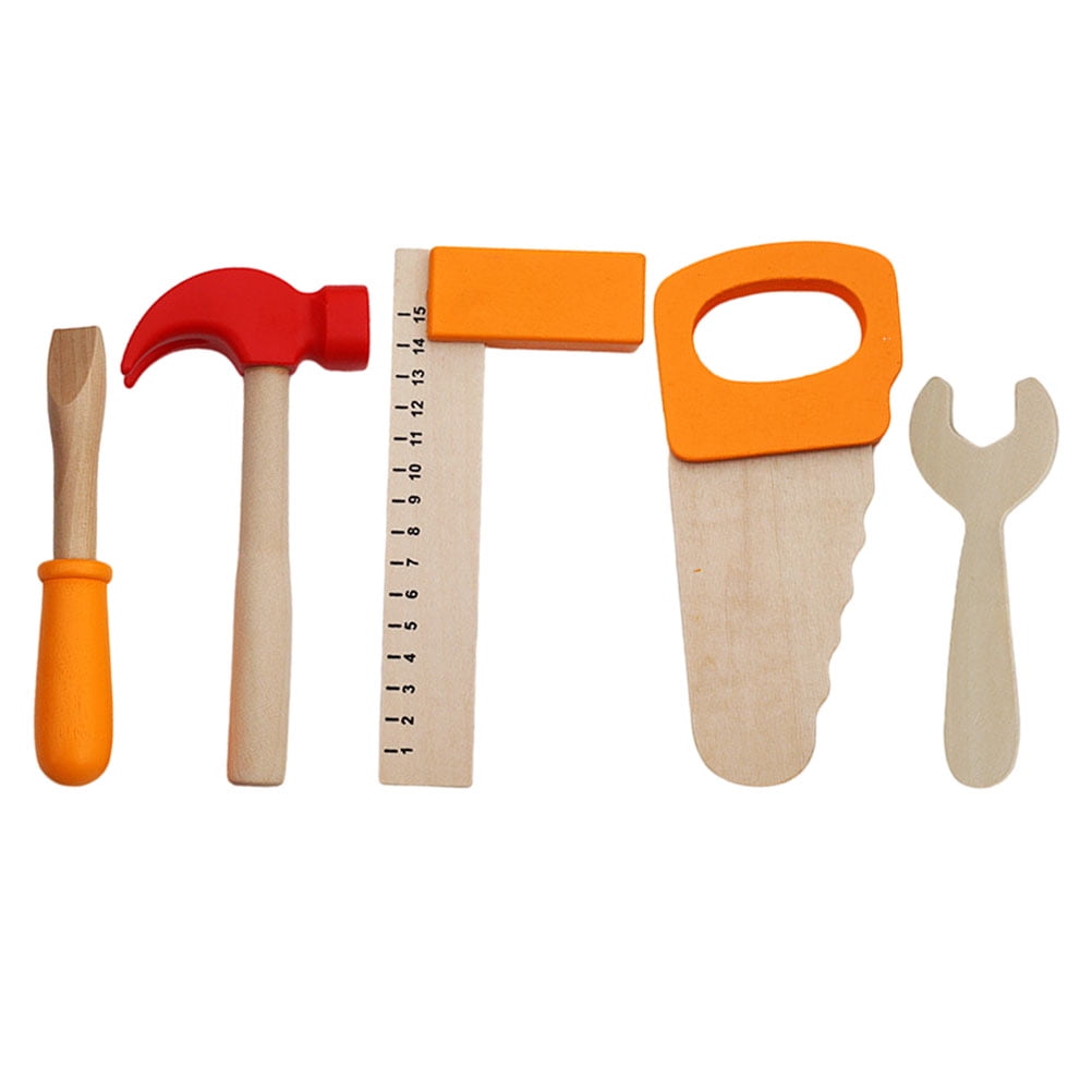 1 Set of Kids Wrench Toy Simulated Screw Driver Decorative Wood Tool ...