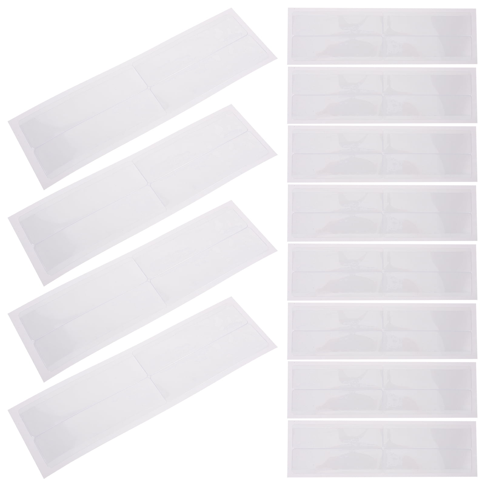 1 Set of Label Storage Pockets Clear Label Bags Adhesive Label Tag ...