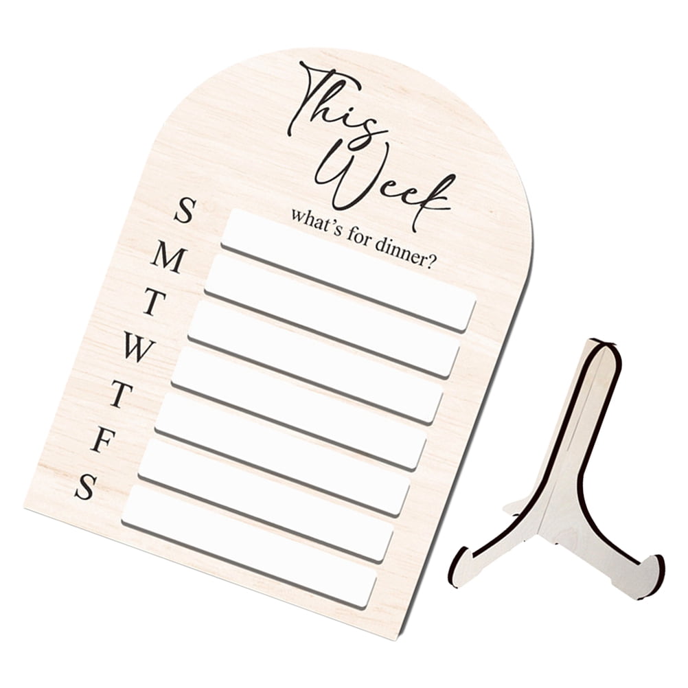 1 Set of Magnetic Menu Board Household Fridge Magnet Writing Board Meal ...