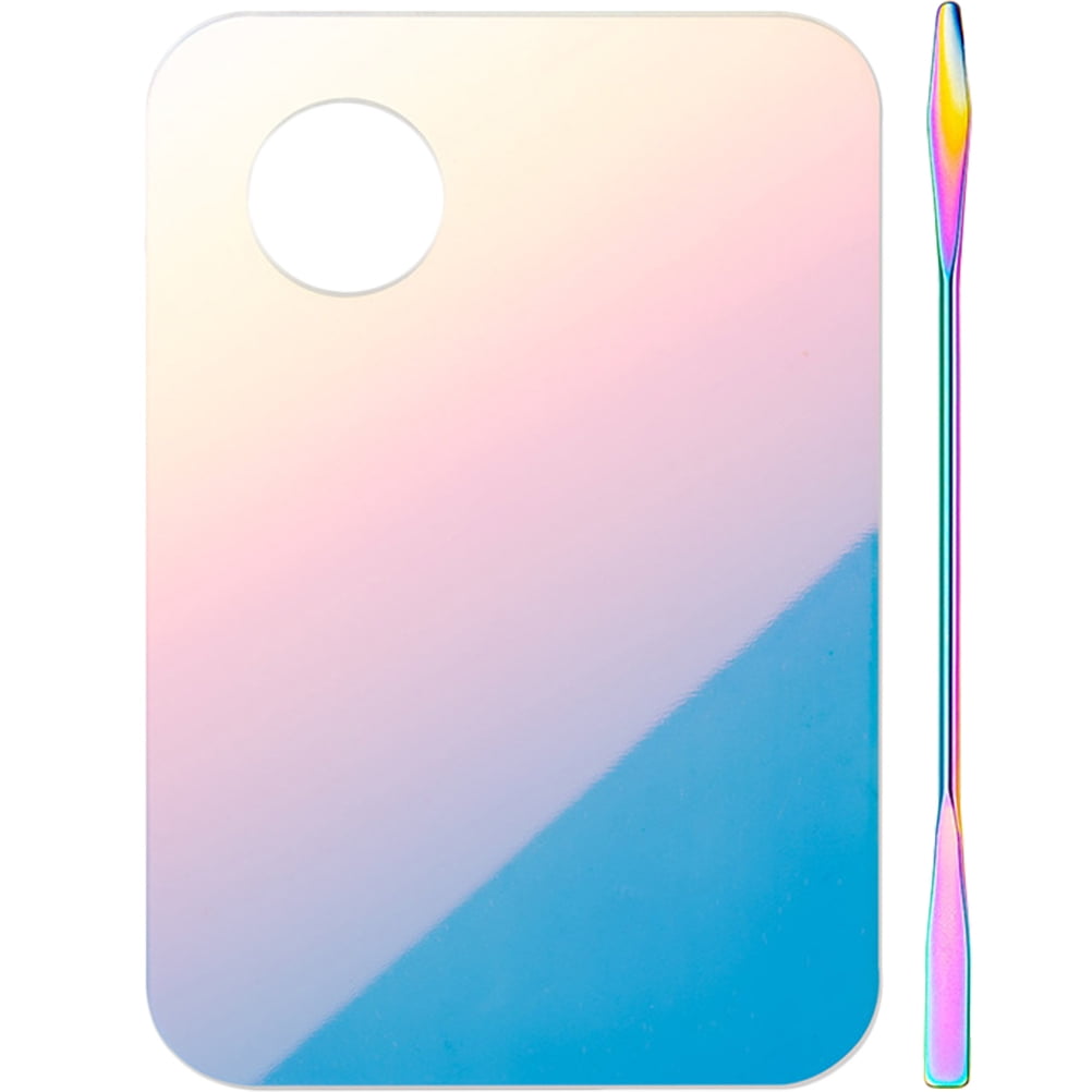 1 Set of Makeup Mixing Palette with Spatula Cosmetic Color Mixing ...