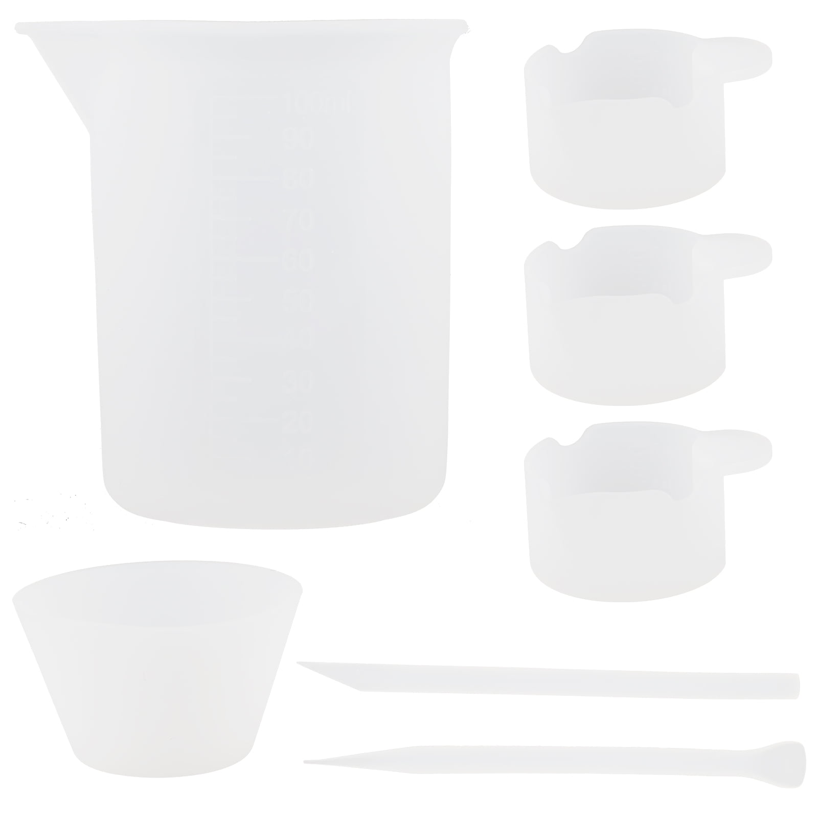 1 Set of Measuring Cup for Resin Epoxy Resin Mixing Stick Kit Epoxy ...