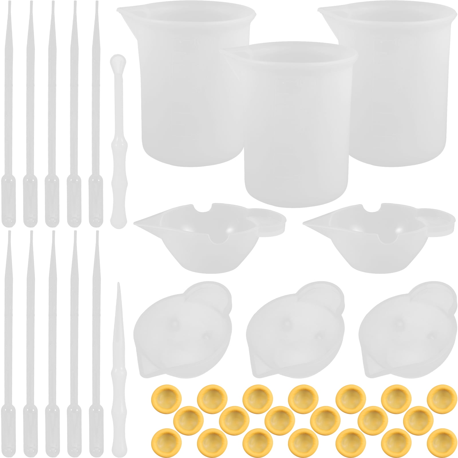 1 Set of Measuring Cups for Resin Epoxy Resin Mixing Cups Sticks Kit ...