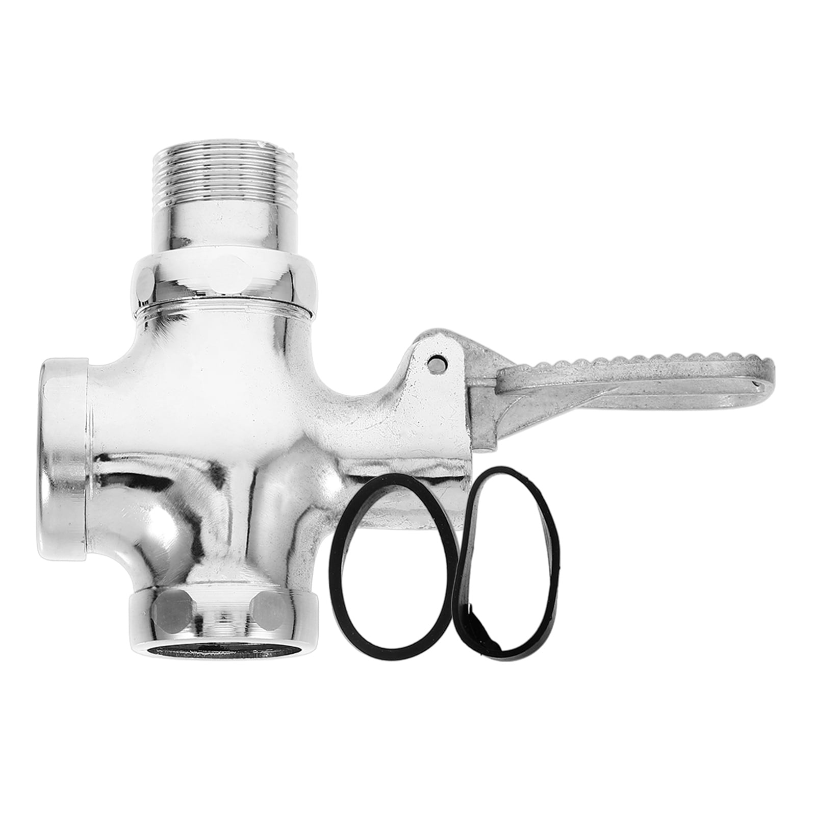 1 Set of Metal Pedal Flush Valve Foot Pedal Type Flush Valve Squatting ...