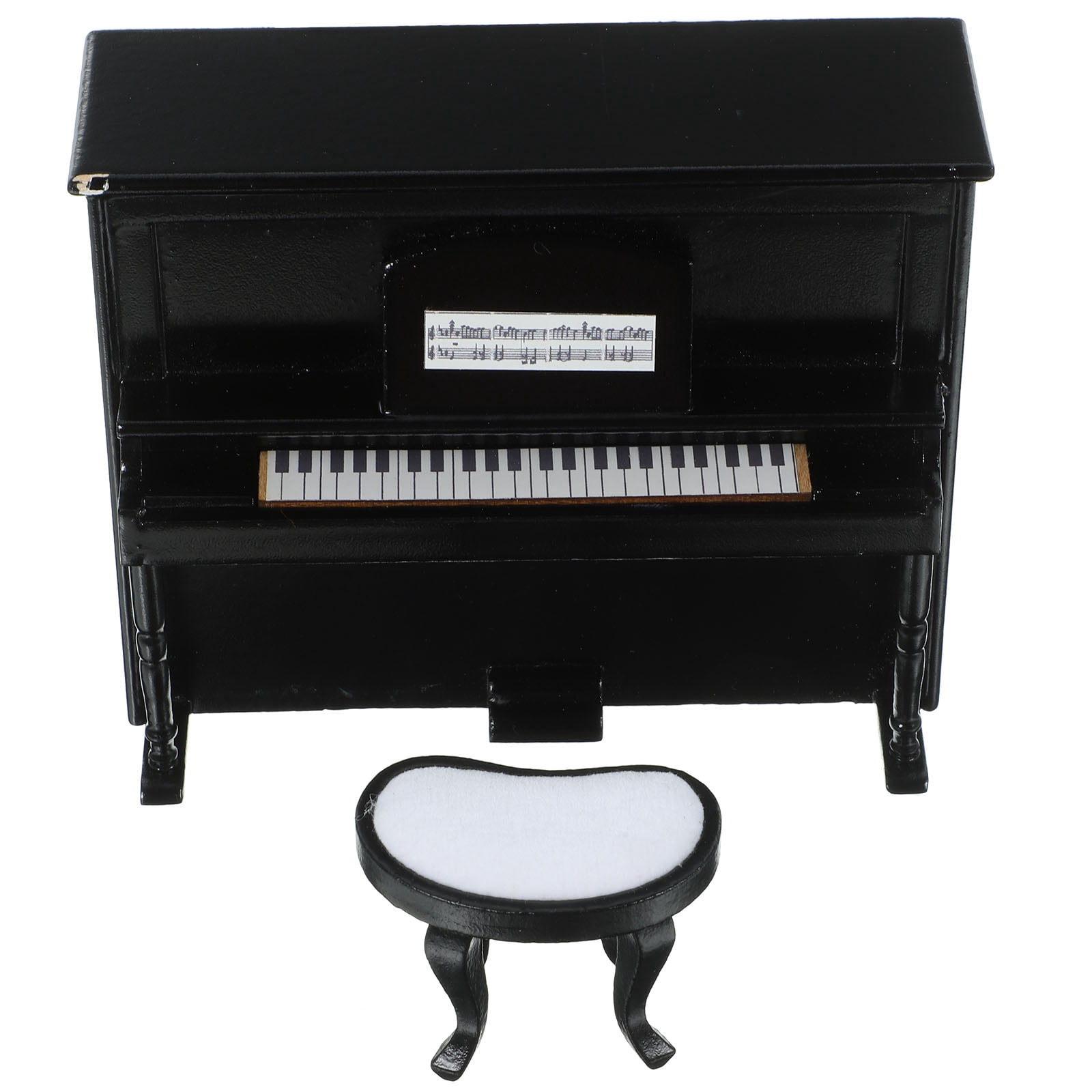 1 Set of Micro Piano Model Miniature House Piano Photo Prop Mini House ...
