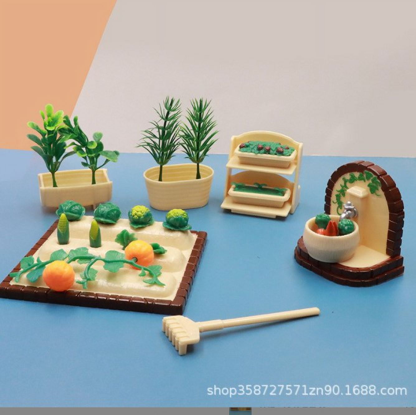 1 Set of Miniature Cropland Ornament Mini Cropland Model Simulation ...