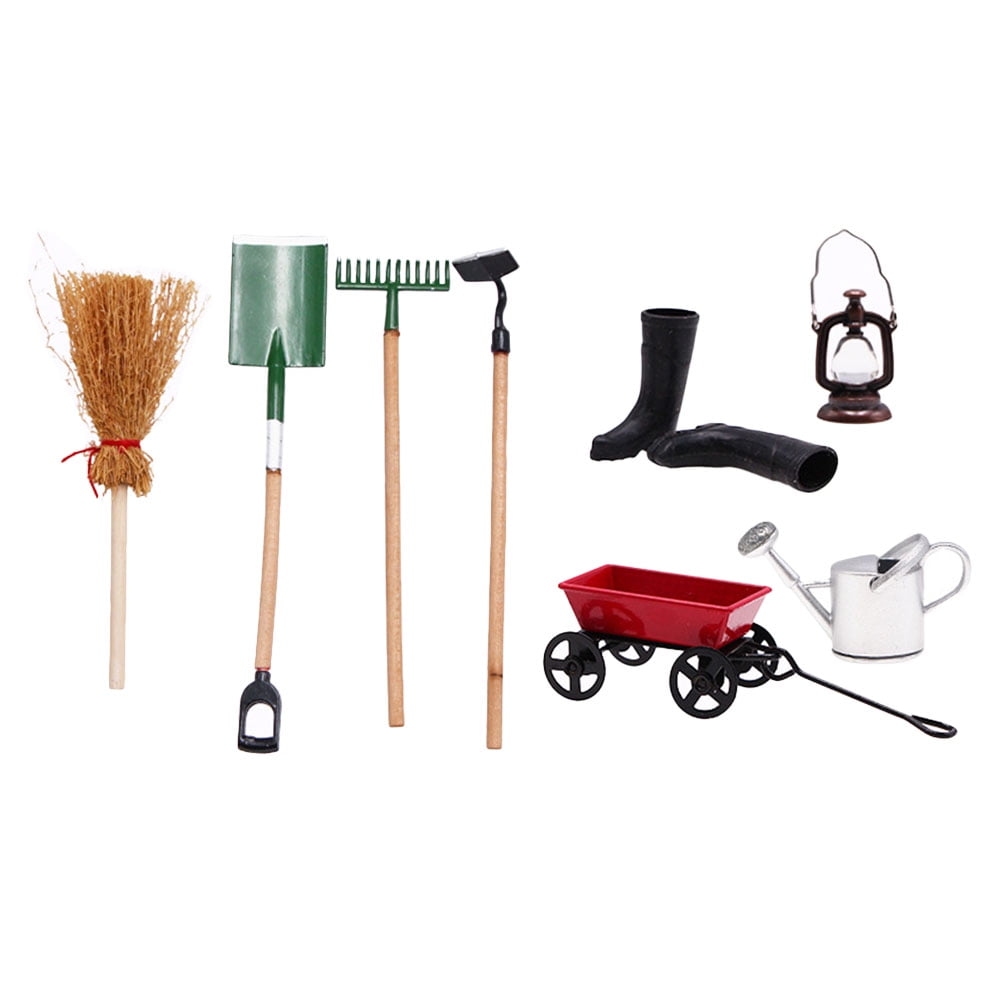 1 Set of Miniature Gardening Tools Miniature House Decors Landscape ...