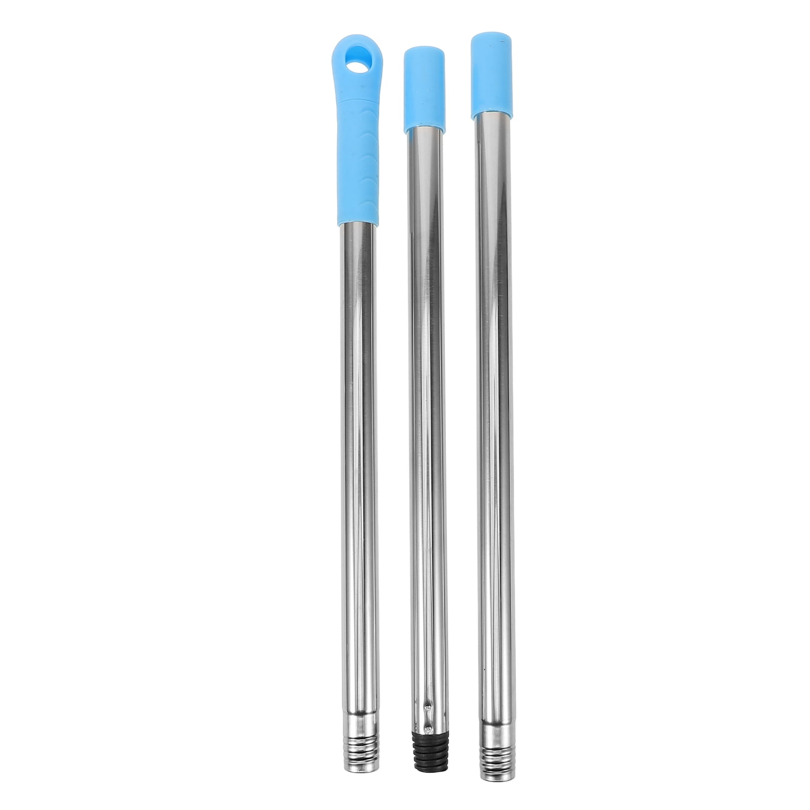 1 Set Silver Metal Mop Handle Replacement with Ergonomic Design and ...