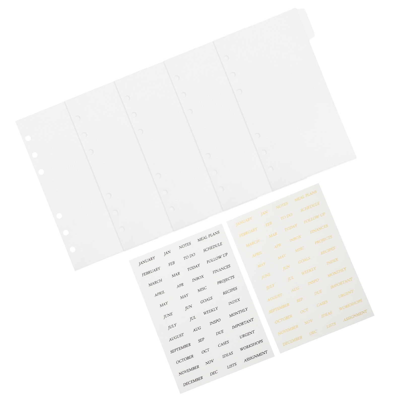 1 Set of Multi-use Budget Inserts Budget Binder Pockets Replaceable ...