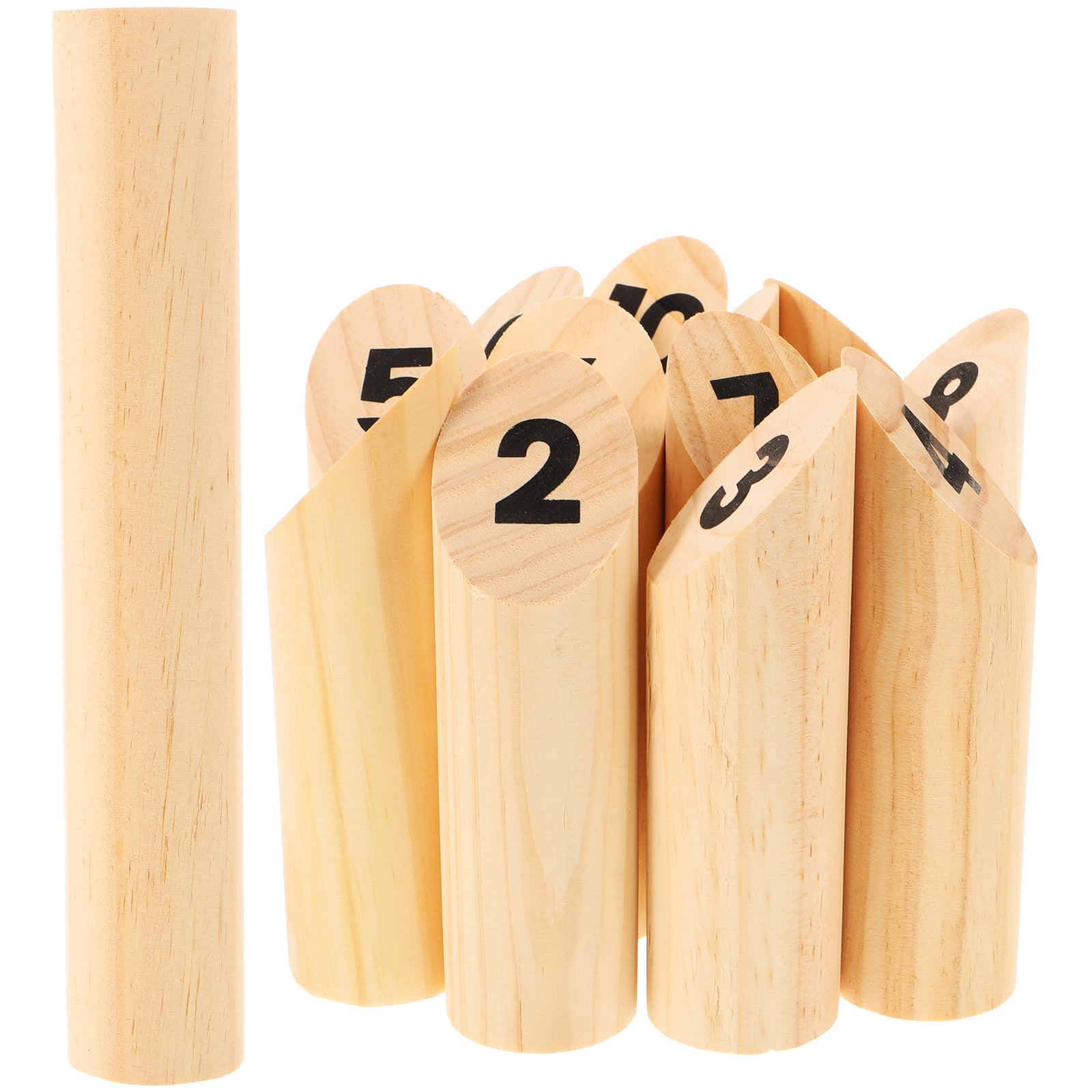 1 Set of Numbered Block Tossing Game Set Yard Game Set Wooden Throwing ...