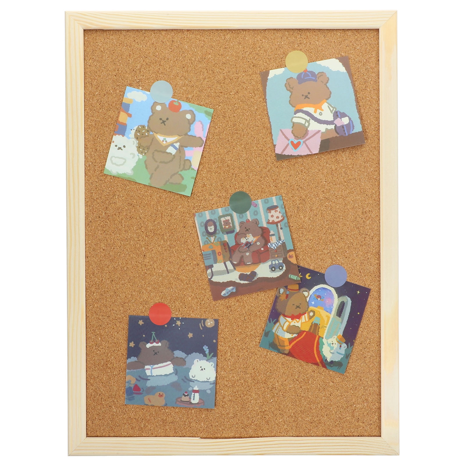 1 Set of Office Cork Board Portable Cork Board Small Bulletin Board ...