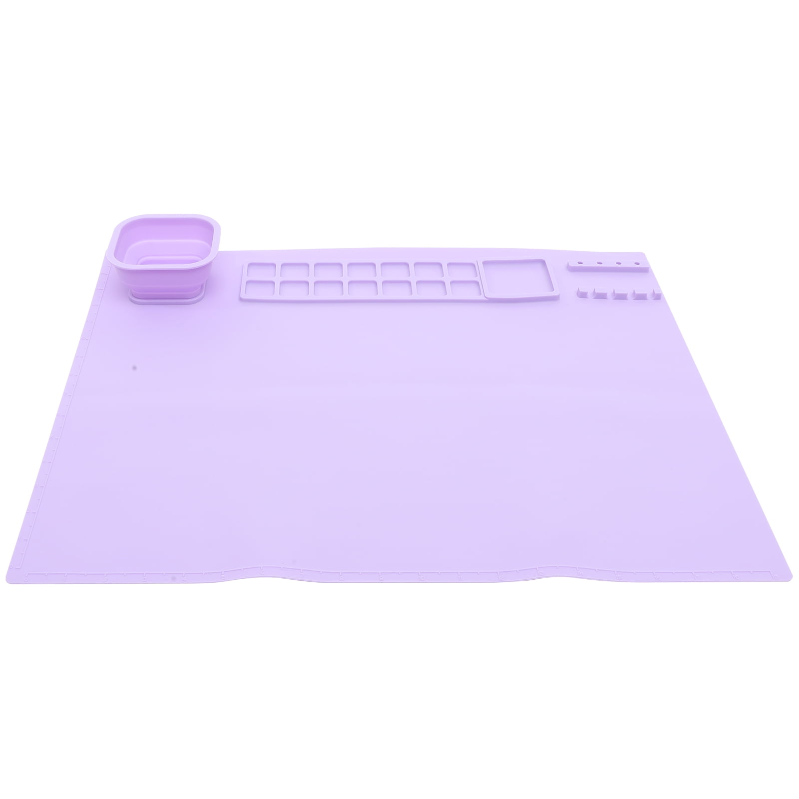 Purple Pigment Mixing Plate Set of 1 Silicone Tray for Storage ...
