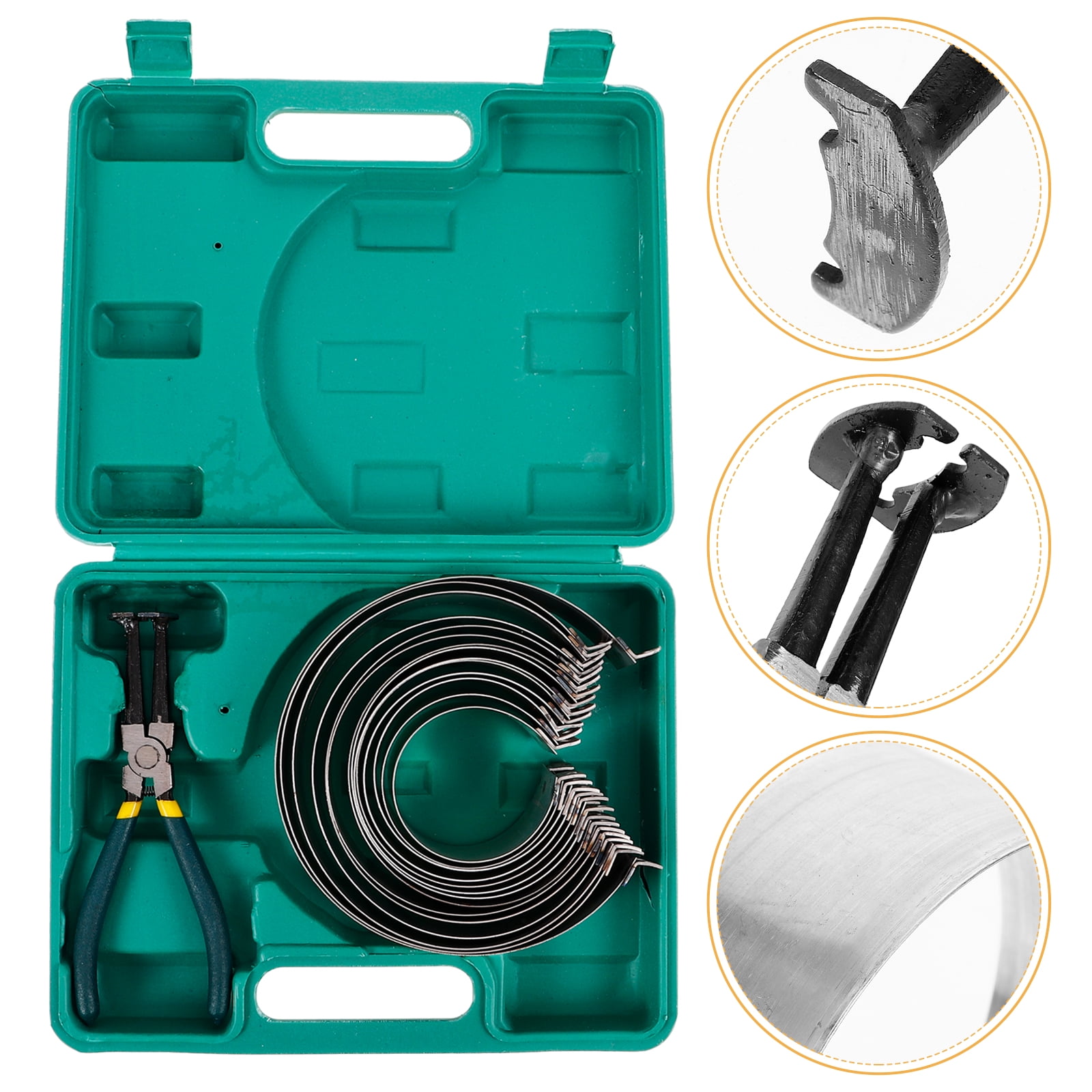 1 Set of Piston Ring Compressor and Plier Set Convenient Piston ...