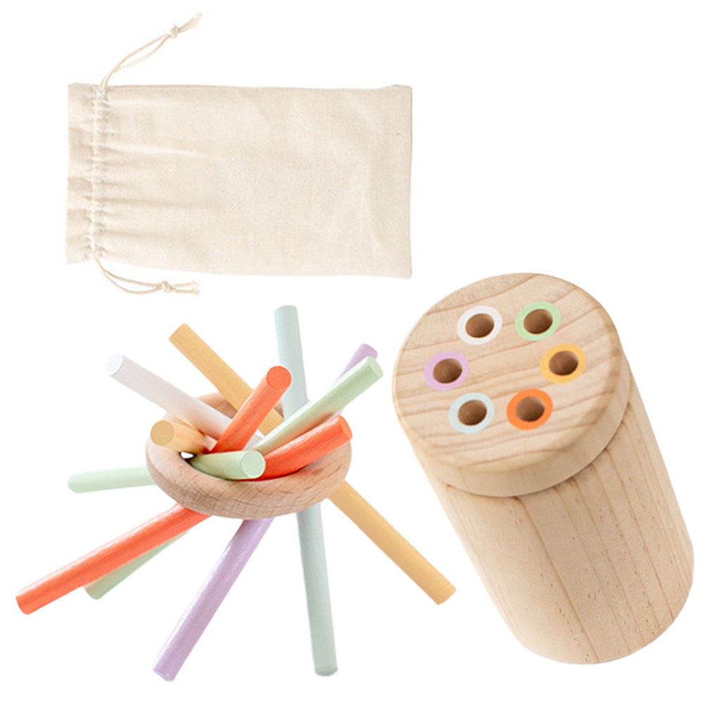 1 Set of Preschool Learning Education Toy Wooden Balancing Sticks Toys ...