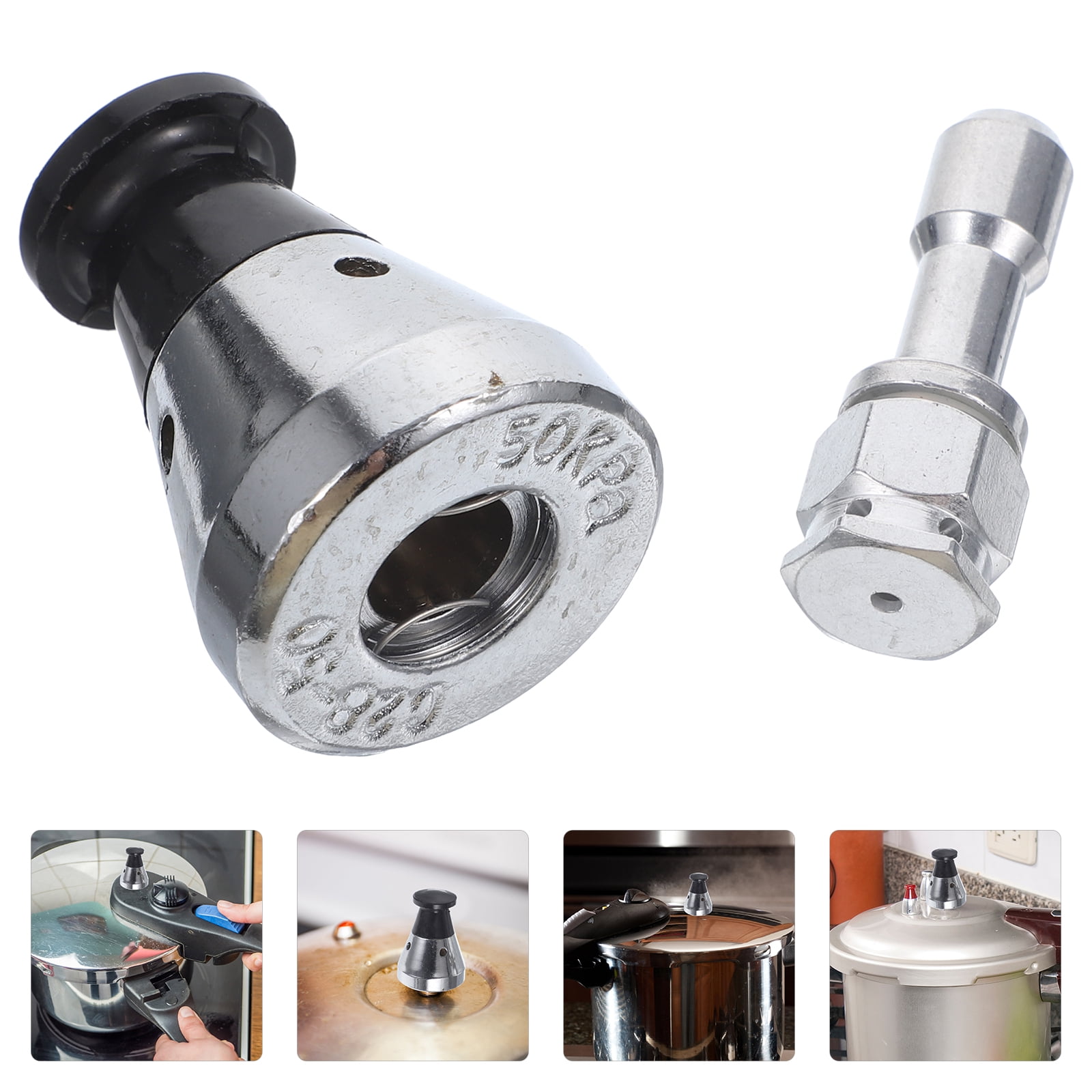 1 Set of Pressure Cooker Jigger Valves Pressure Limiting Valve Safety ...