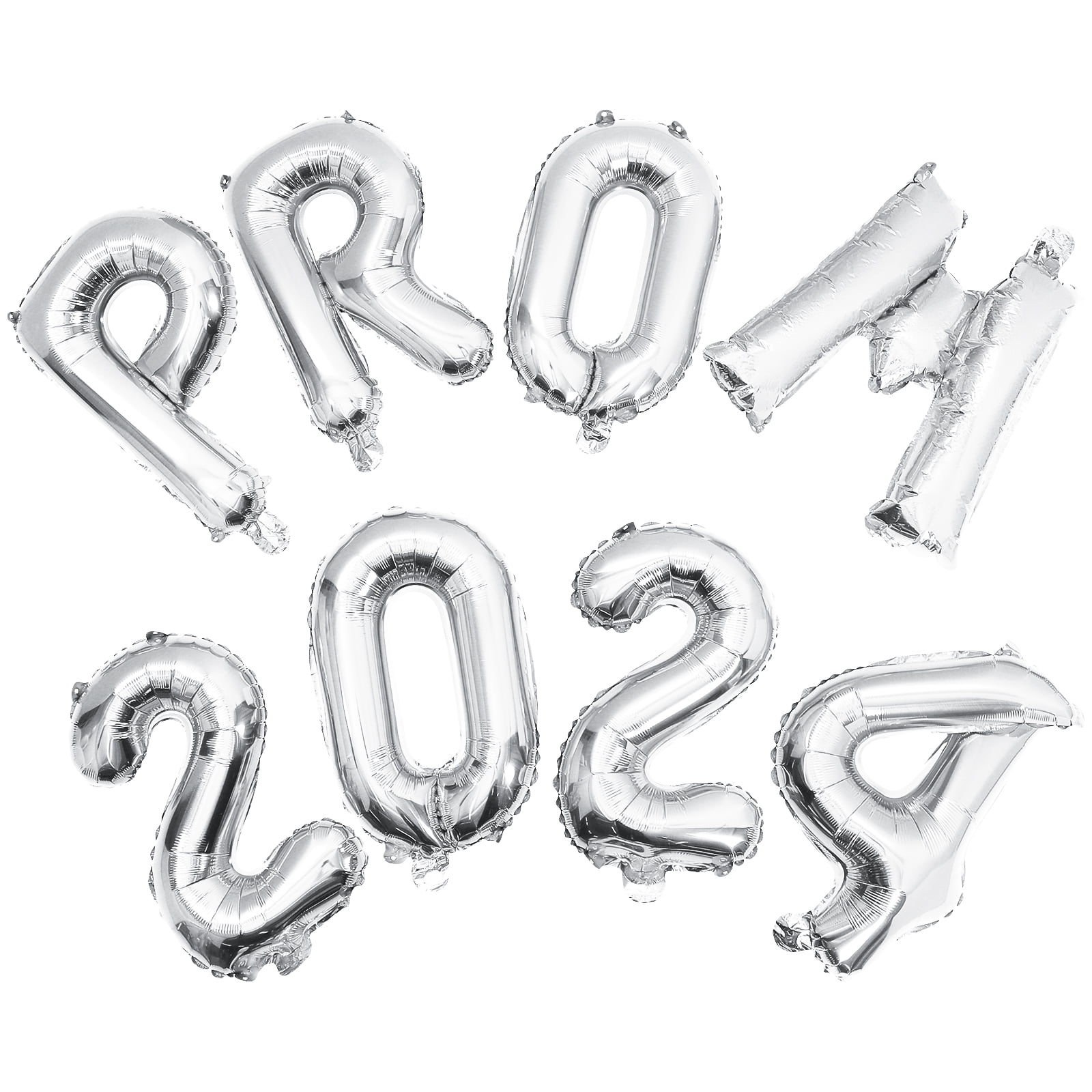 1 Set of Prom Letters Balloon Props for Graduation Party Aluminum Foil ...