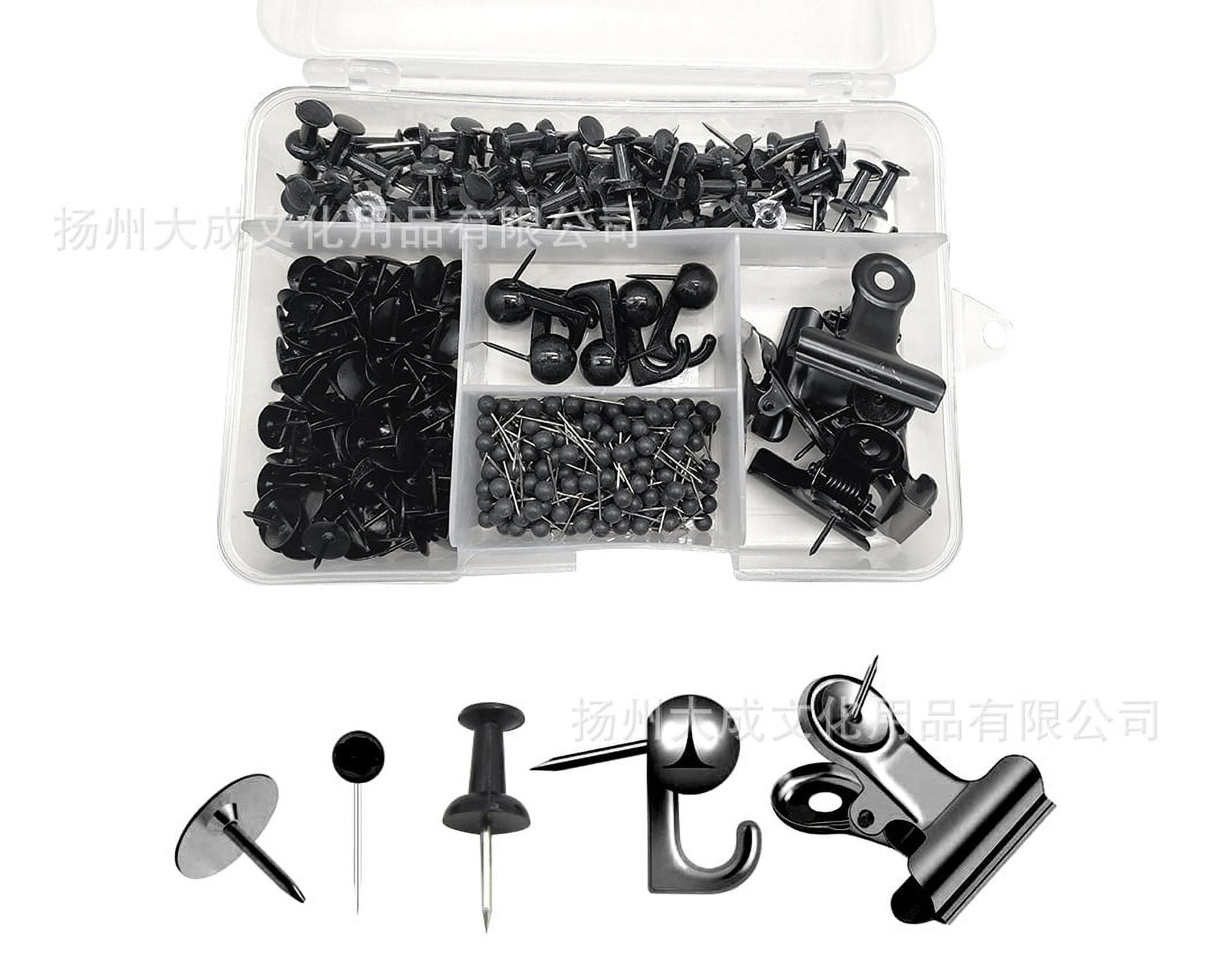 1 Set of Push Pins Message Board Tacks Bill Clip Pushpins Cork Board ...