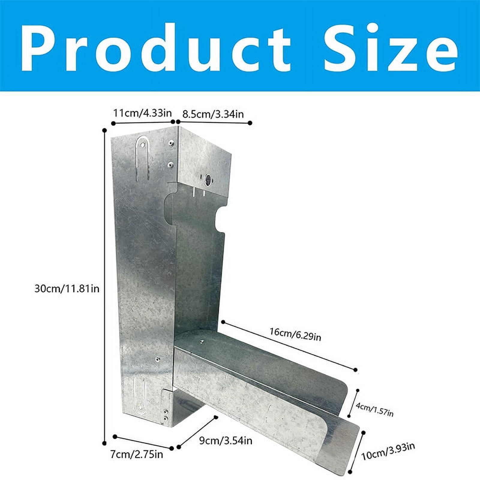 Shuliwen Rain Barrel Diverter, Foldable Iron Water Collector for 3x4 ...