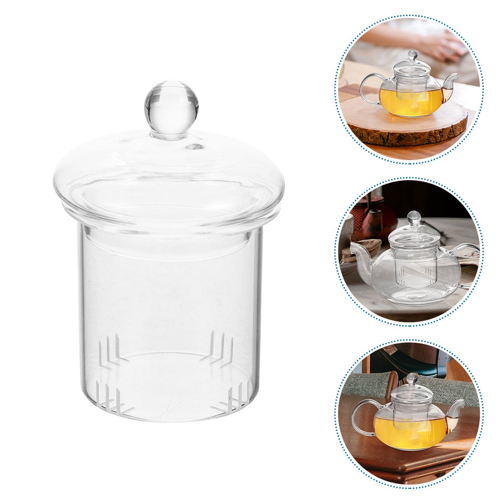 OUNONA 1 Set of Lidded Tea Strainer Replacement Infuser for Glass ...