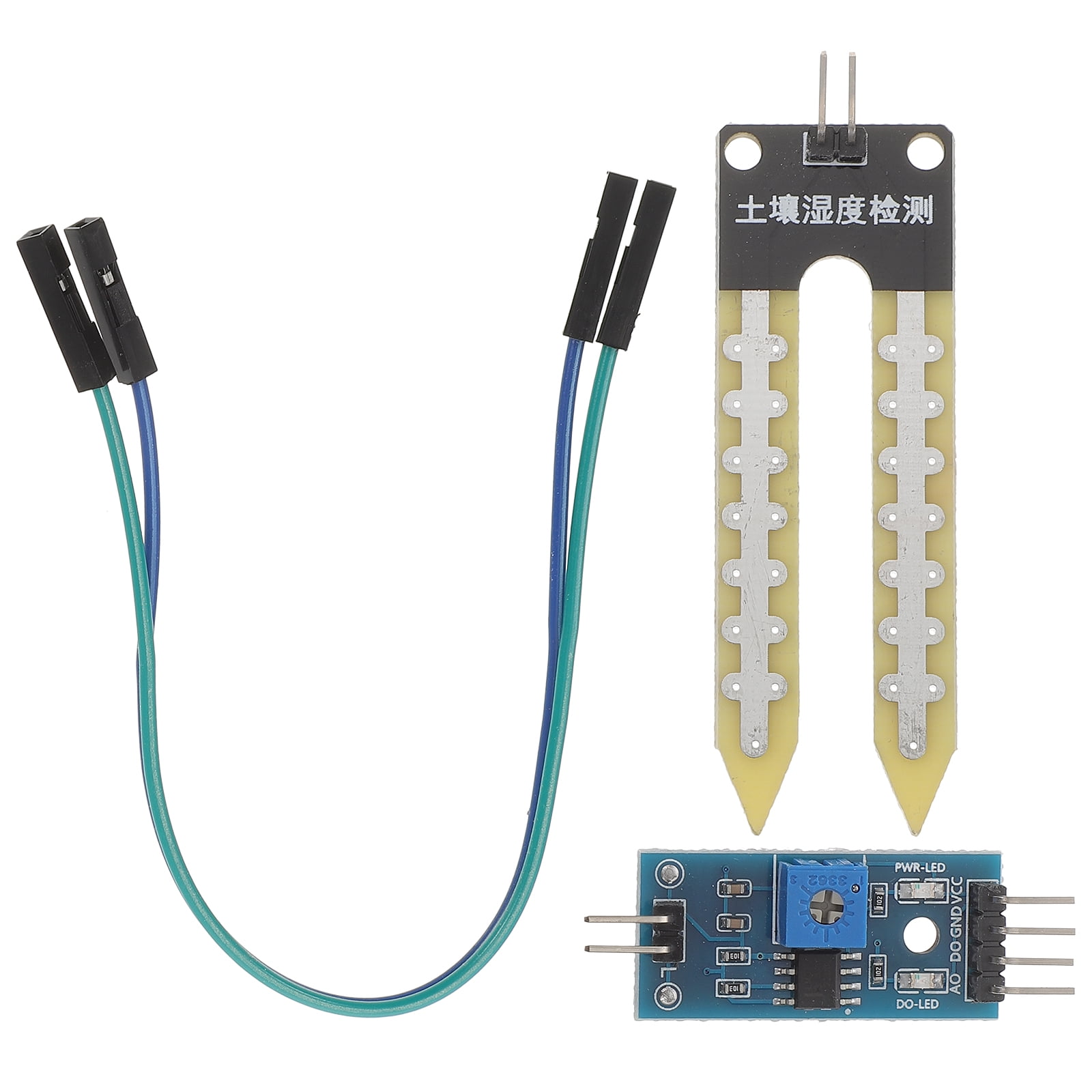 1 Set of Soil Hygrometer Humidity Detection Modules Moisture Testing ...