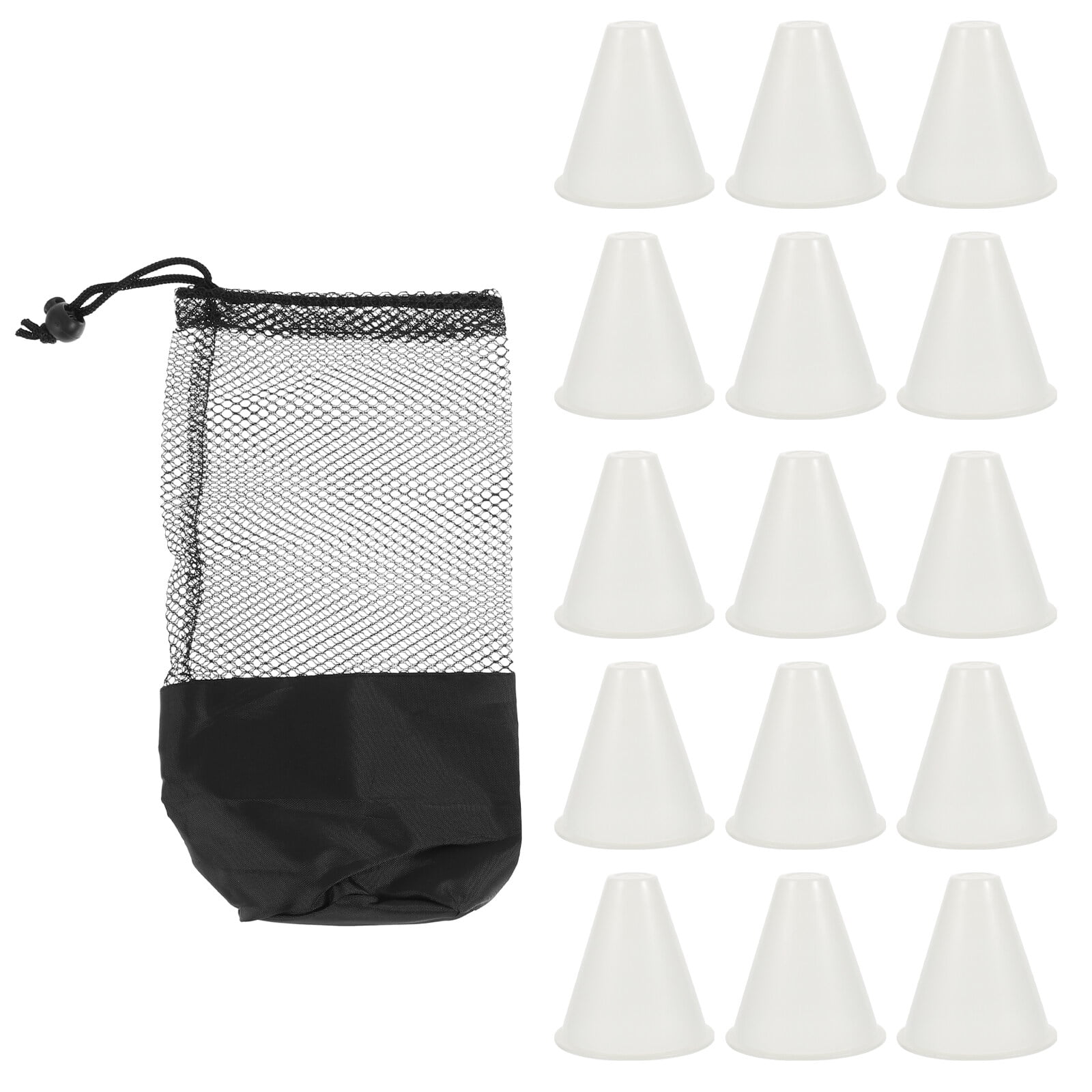 1 Set of Luminous Marker Cone Windproof Skating Marker Cones Training ...