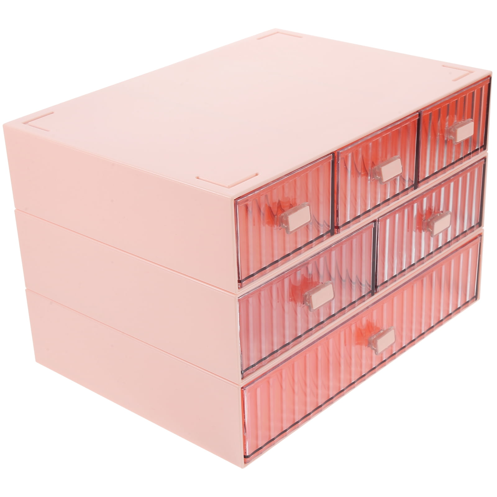1 Set of Stackable Desk Organizer Drawer-type Storage Box Desktop ...