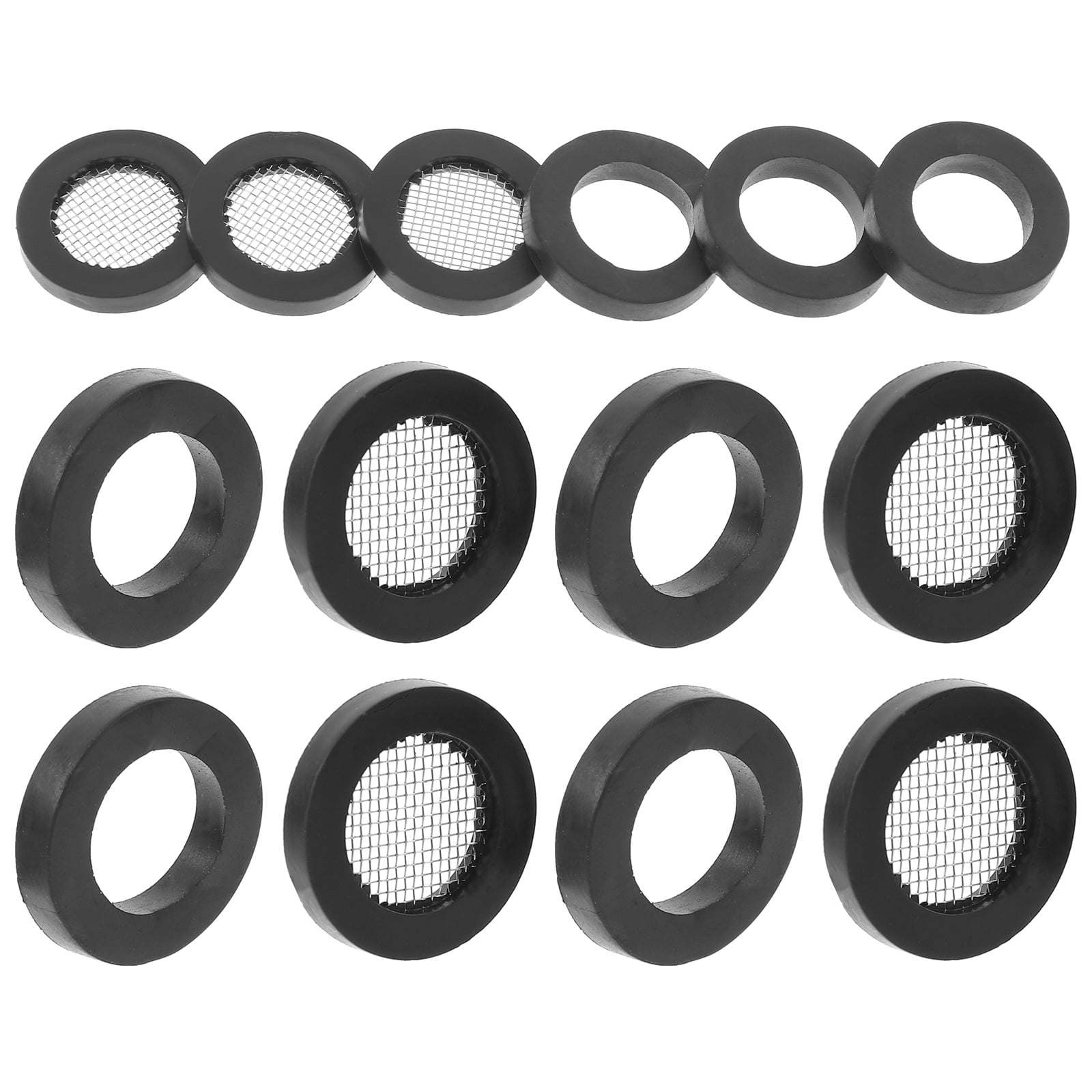1 Set of Stainless Steel Filter Hose Washers Inlet Hose Screen Washer ...