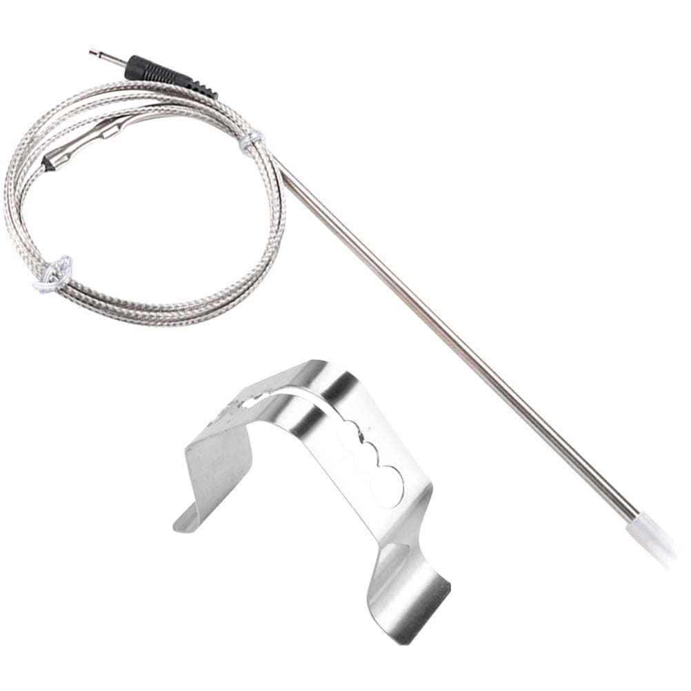 1 Set of Stainless Steel Probe Clip Metal BBQ Tool Three‑hole Barbecue ...