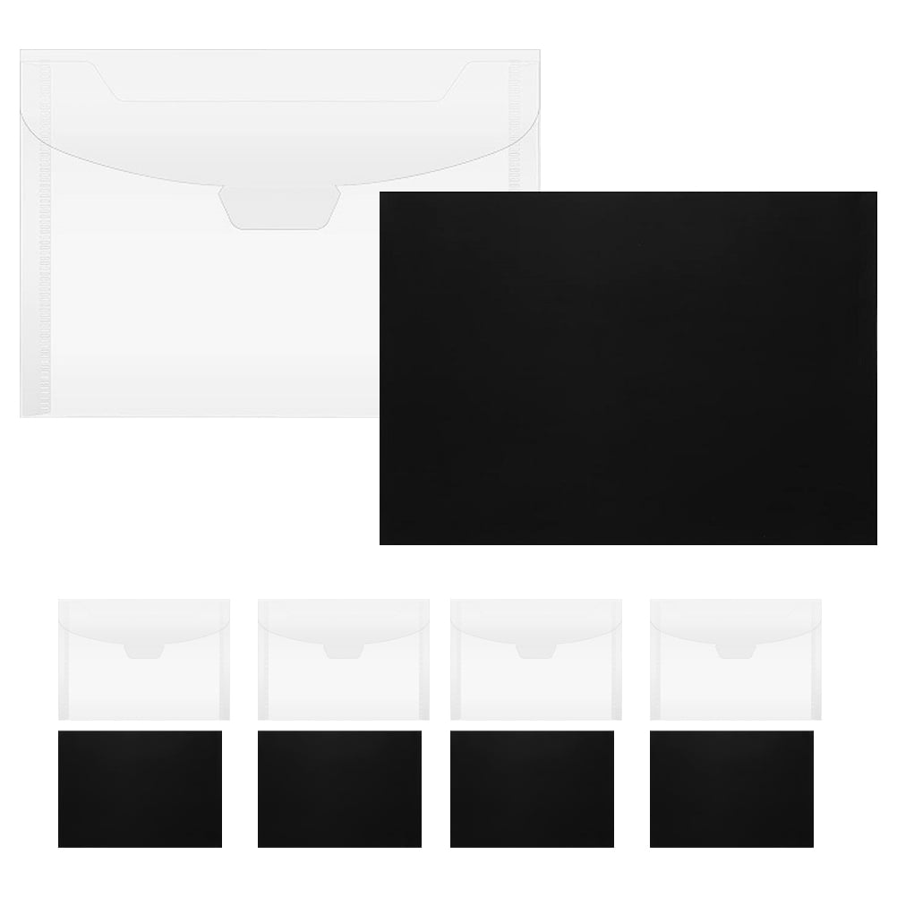 1 Set of Stencils Pouches Die Storage Pockets Clear Plastic Templates ...