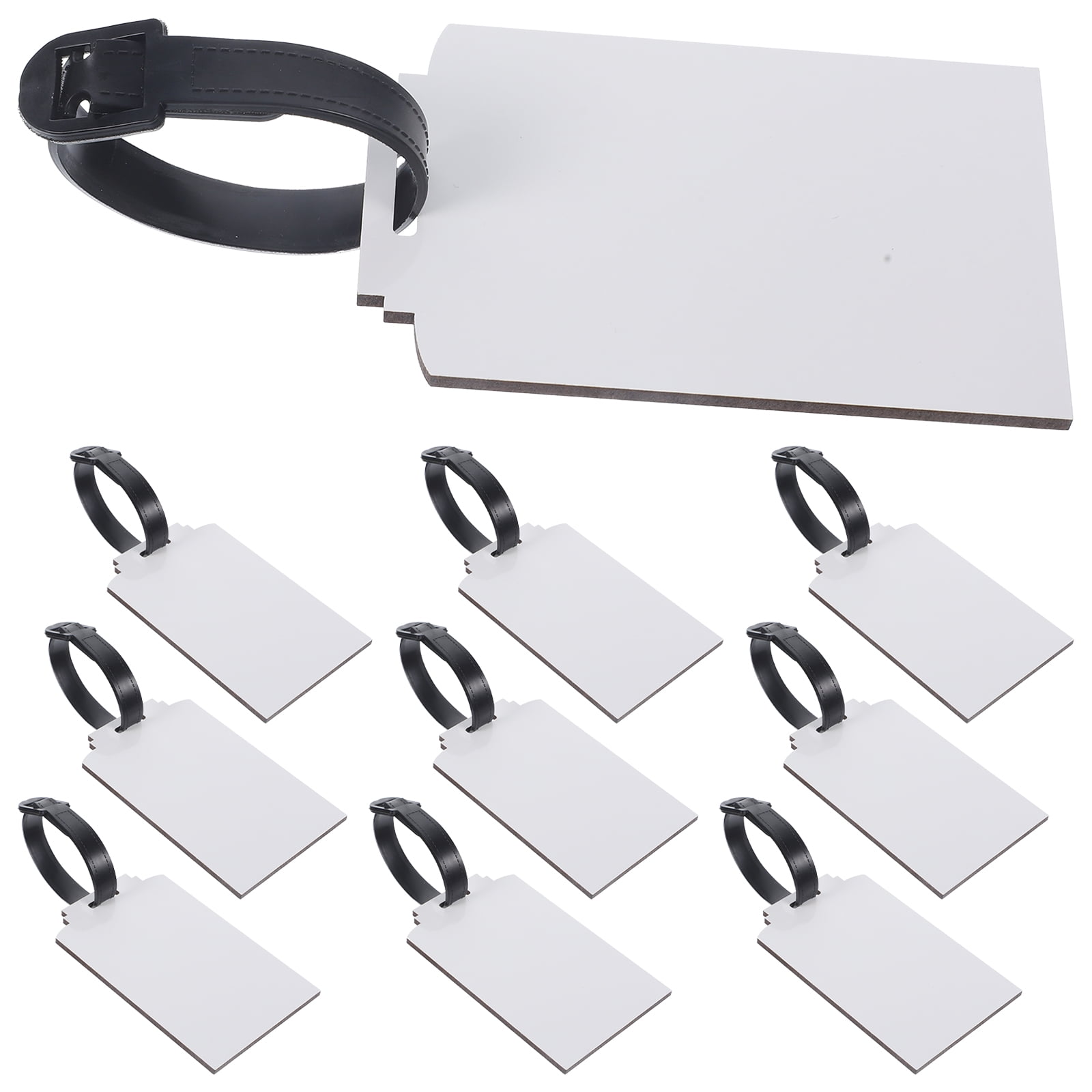 Raindrops DIY Blank Mdf Luggage Id Tags Transparent for Personalization ...