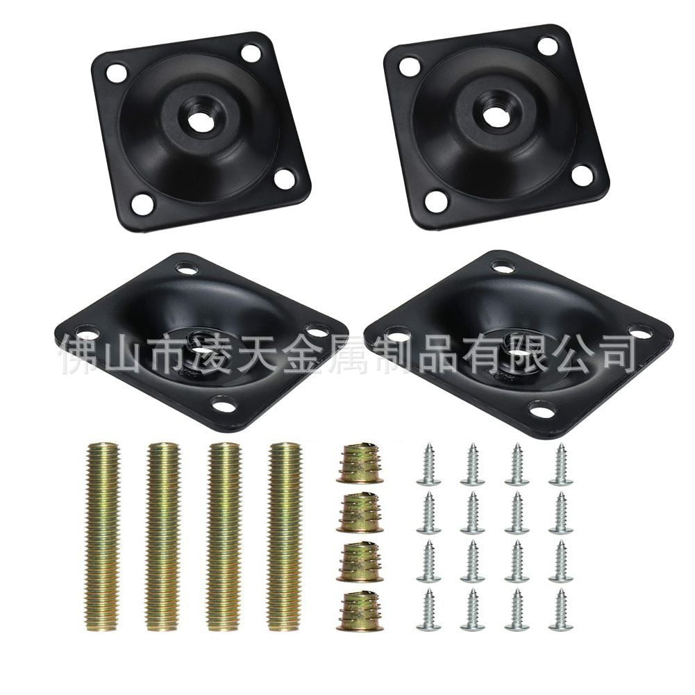 1 Set of Table Leg Fixing Attachment Plates Furniture Repair Plates ...