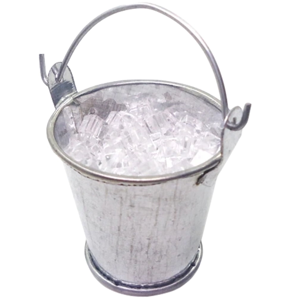 1 Set of Tiny Ice Container Model Doll Ice Toy Lifelike Ice Container ...