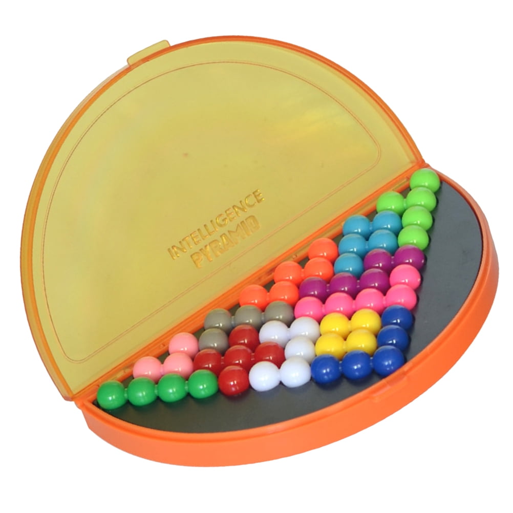 1 Set of Wisdom Pyramid Beads Toy Intelligence Beads Logical Thinking ...