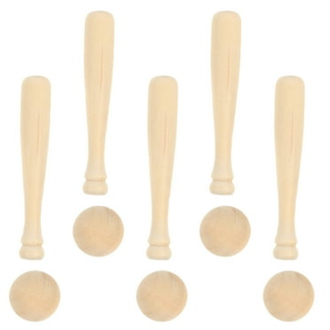 Wood Baseball bat 12 Inch Pack of 10 Unfinished Mini Wood Baseball Bat ...