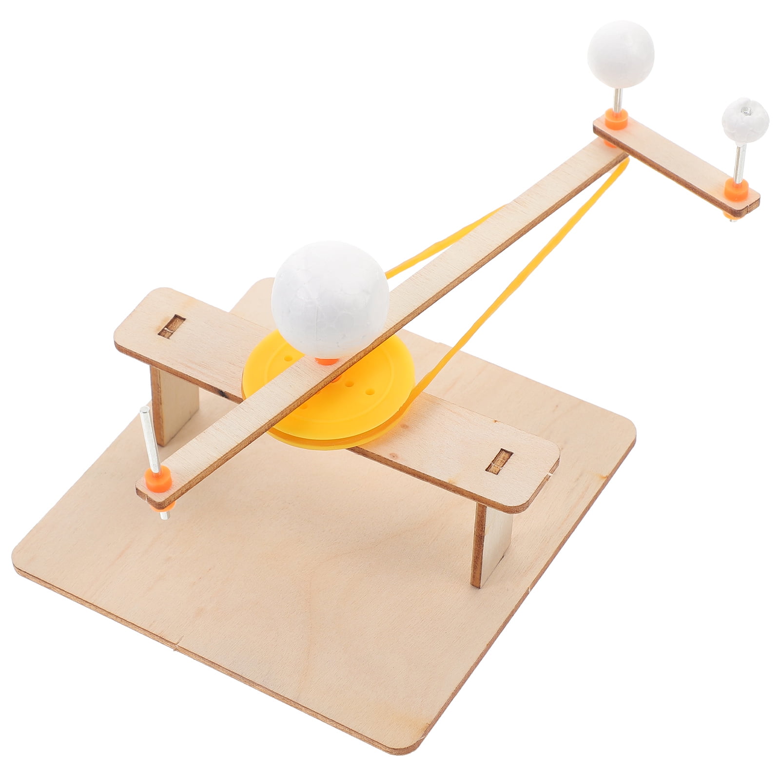 1 Set of Wood Solar System Teaching Model Orbital Planetarium Model ...