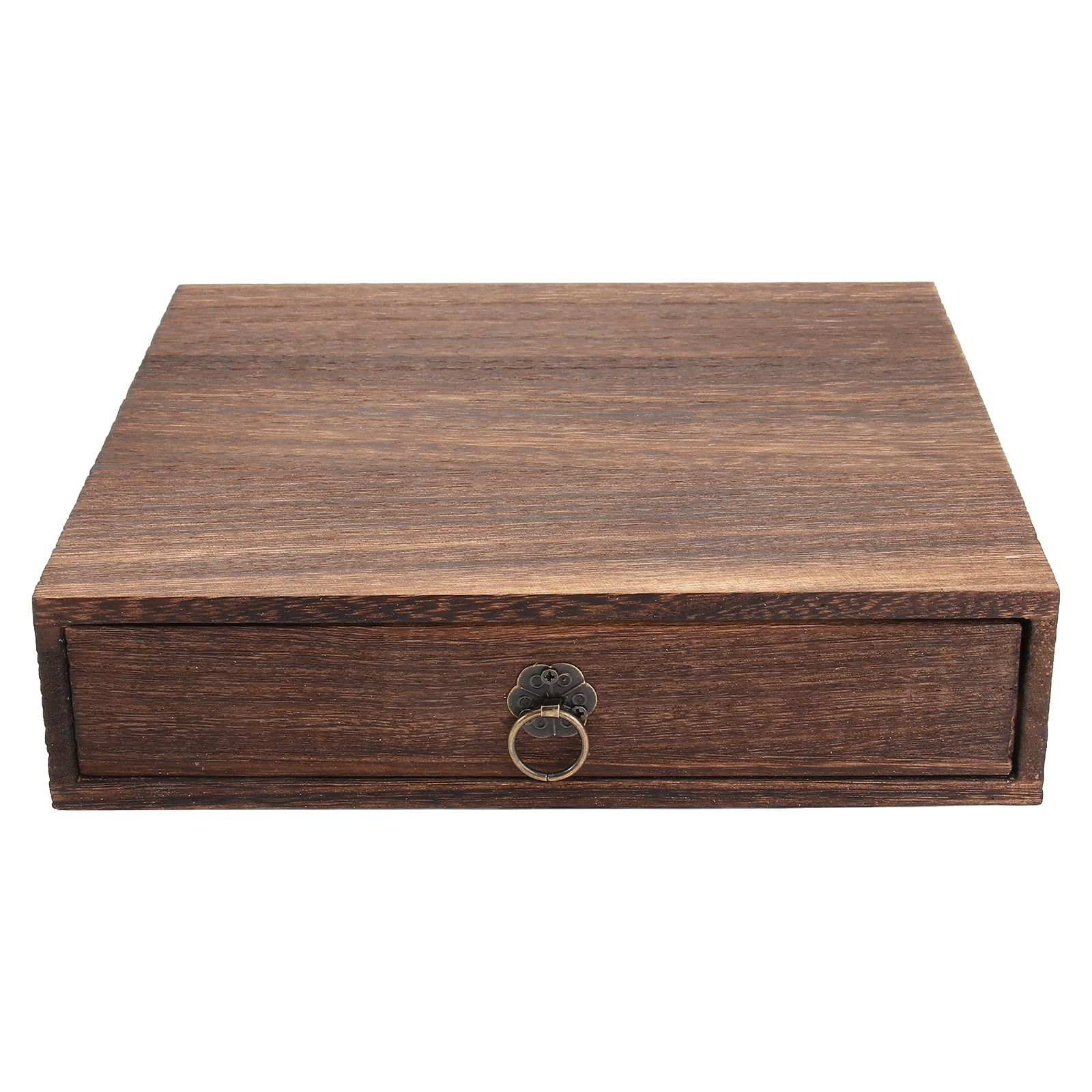 1 Set of Wood Tea Box Tea Chest Box Drawer Tea Box Wood Storage Tea ...