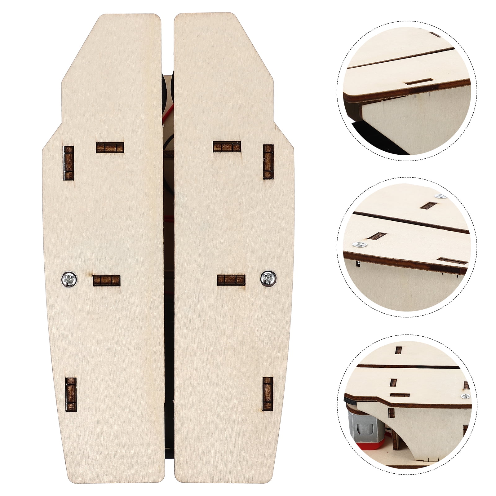 1 Set of Wooden DIY Plane Toy Handmade Paper Plan Toy Launcher Model ...