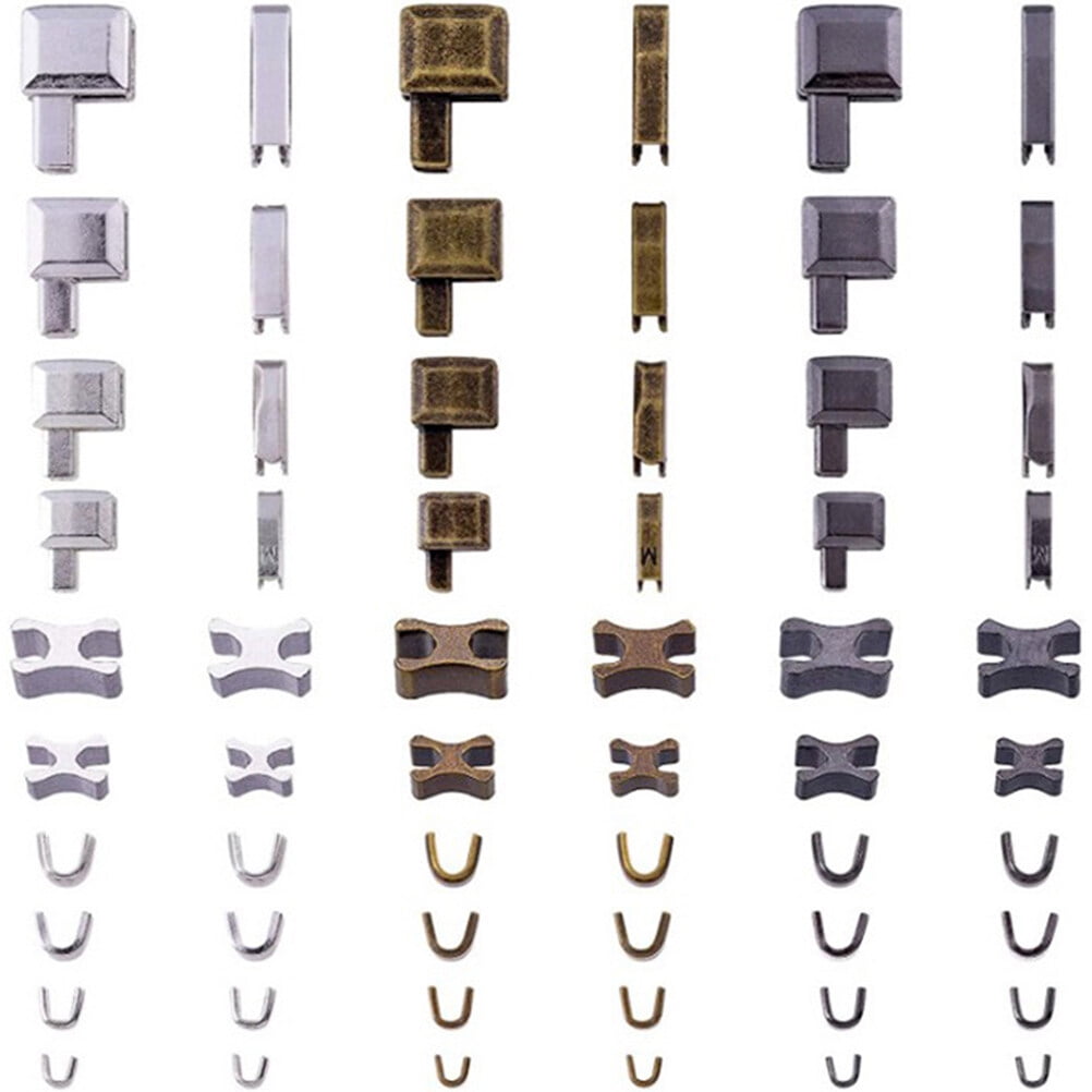 1 Set of Zipper Bottom Stops Replacement Zipper Stops Zipper Repairing ...