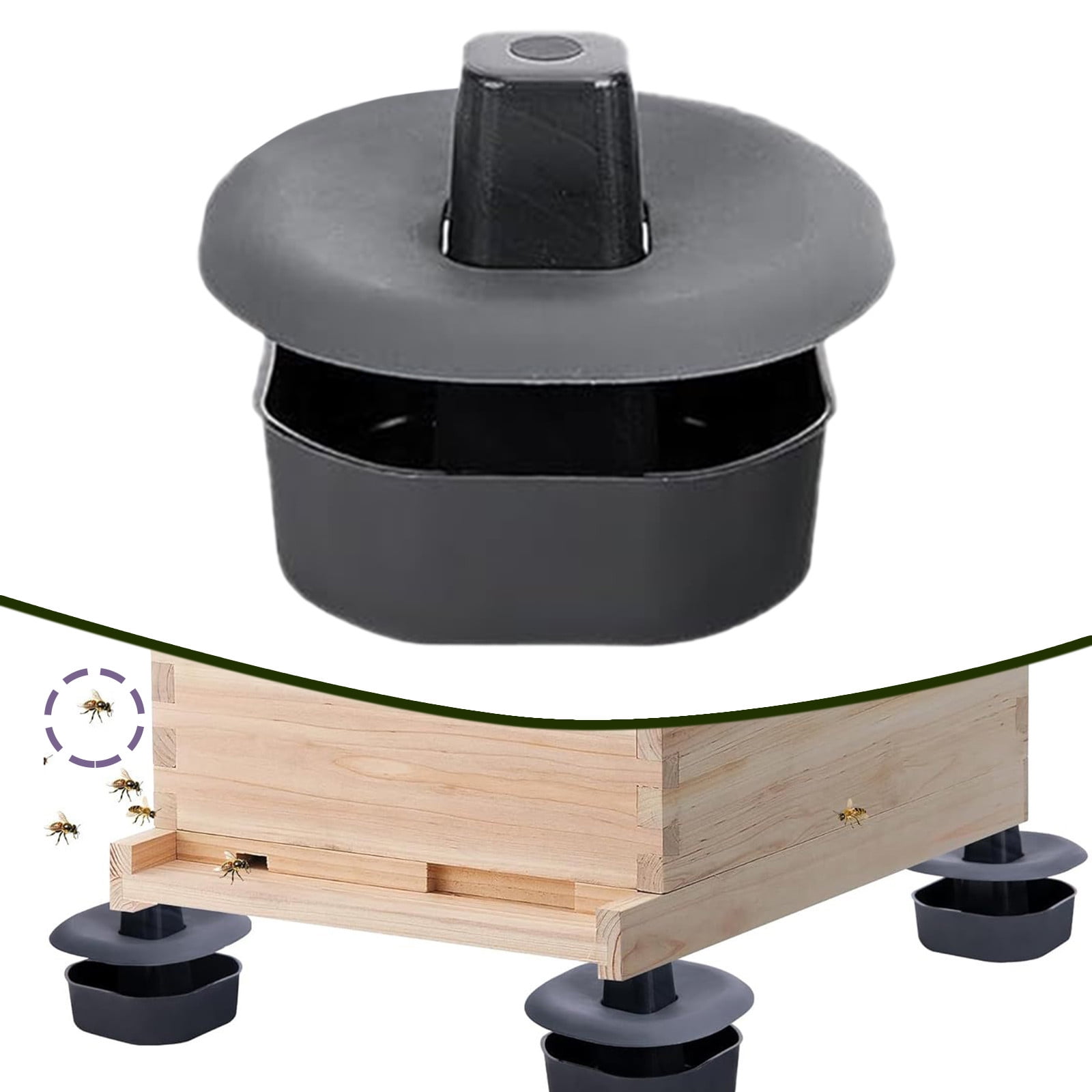 1 Sets/4Pcs Beehive Stands- Sturdy Beehive Feet Stands- Beehive Base ...