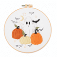 1 Sets Halloween Embroidery Kit for Beginners DIY Adult Beginner ...
