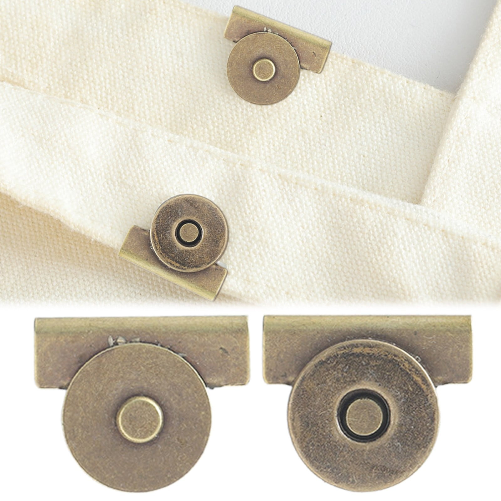 1 Sets Metal Seamless Magnetic Buckle, DIY Magnetic Bag Clasps Button ...