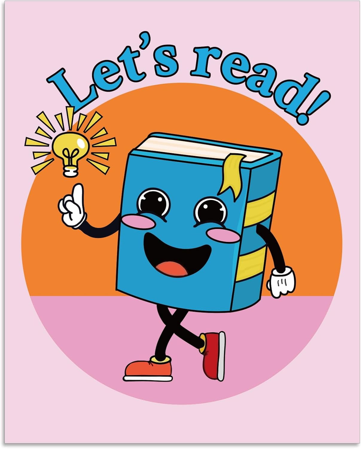 1 Sheet 1 Pc Classroom Decorations Reading Poster 10x8inch(25.5x20.5cm ...