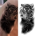 1 Sheet Black Forest Sticker for Men Woman Child Tiger Wolf Skull ...