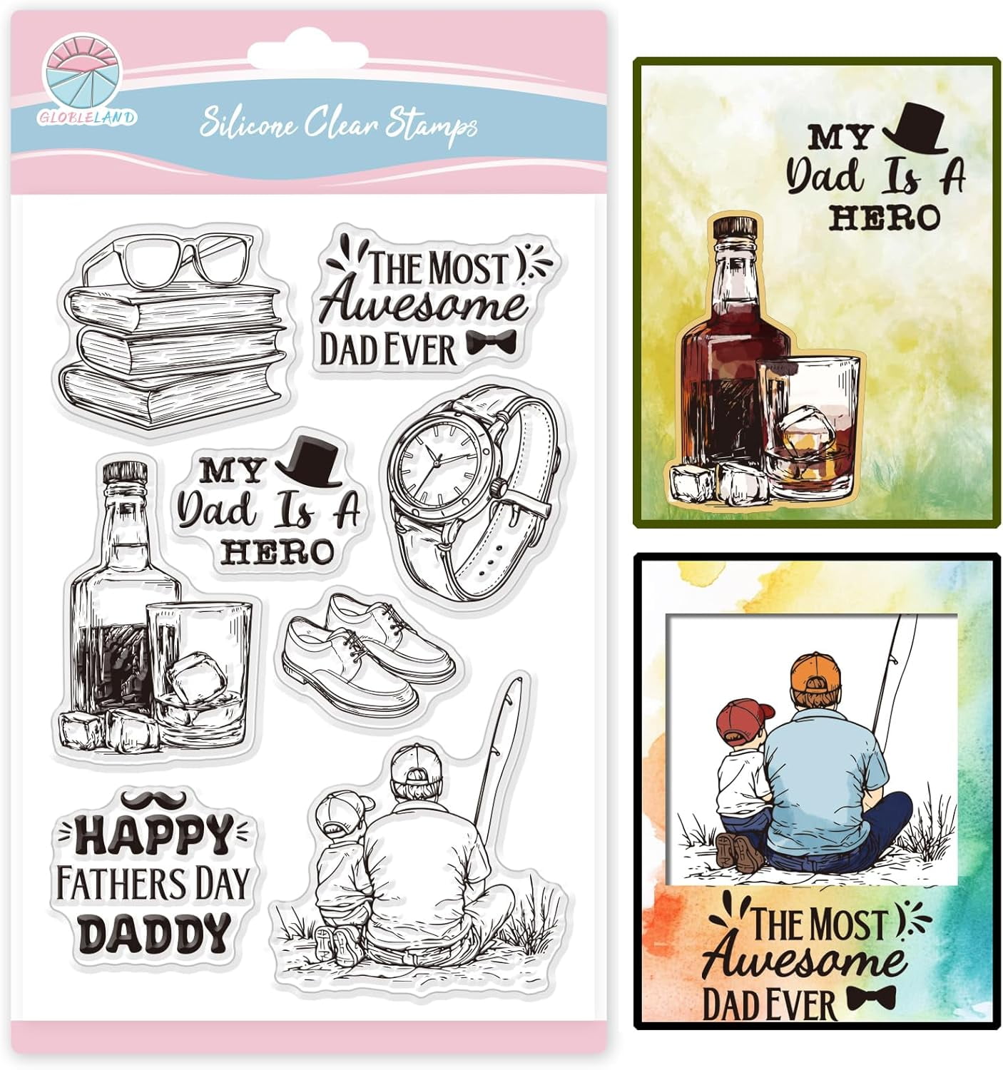 1 Sheet Custom PVC Plastic Clear Stamps for DIY Scrapbooking Photo Album Decorative Cards Making ...