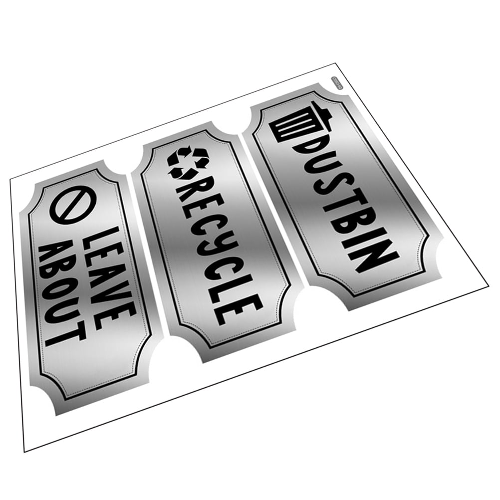 1 Sheet Garbage Sorting Stickers DIY Trash Can Labels Trash Recycle ...